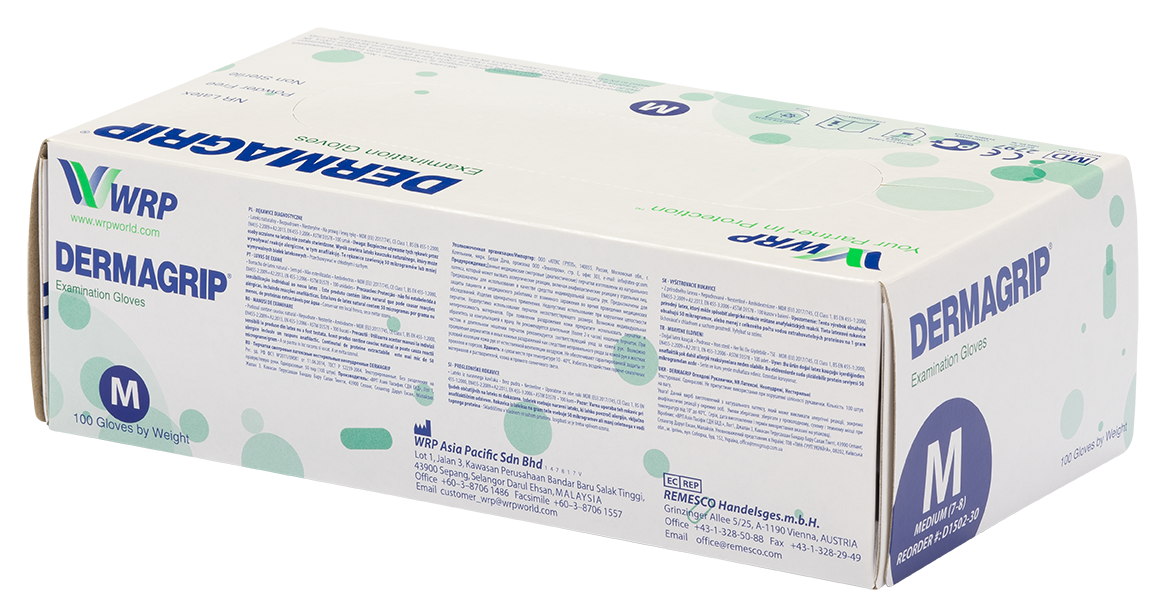 Dermagrip Latex ExaminatioDermagrip Latex Untersuchungshandschuhe ...